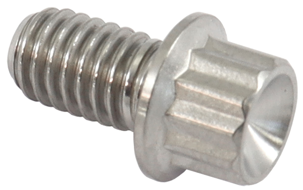 M6x1.00 TITANIUM BOLT 10mm UHL12 POINT SINGLE M6 x 1.00mm – SpeedSpec