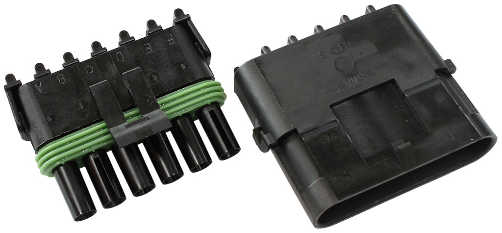 WEATHERPACK 6 PIN CONNECTOR MALE/FEMALE, PINS & SEALS – SpeedSpec