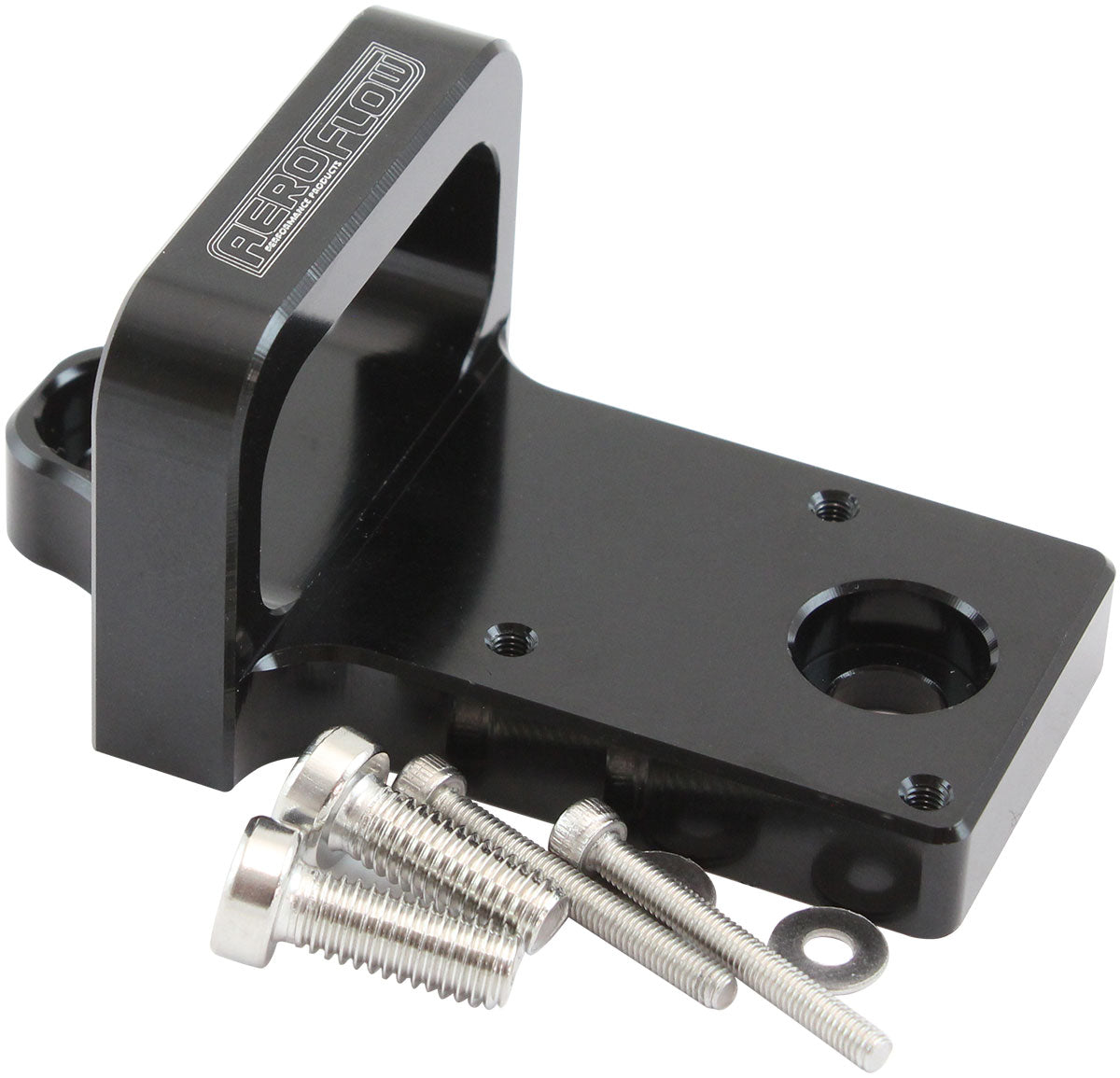 4 PORT BOOST SOLENOID MOUNTINGHOLDER BRACKET BLACK MAC VALVE Aeroflow ...