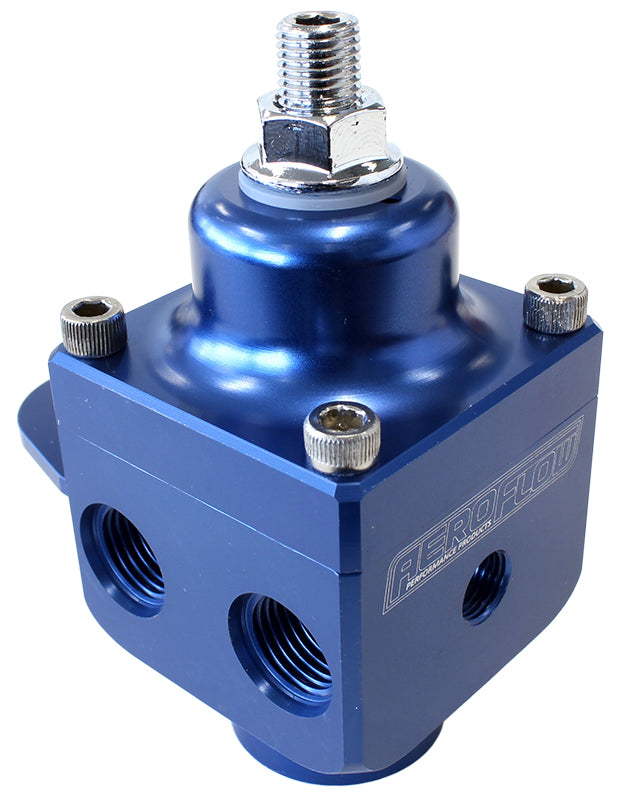 4 PORT FUEL PRESSURE REGULATORBLUE CARB 1600+ HP 4-12PSI – SpeedSpec