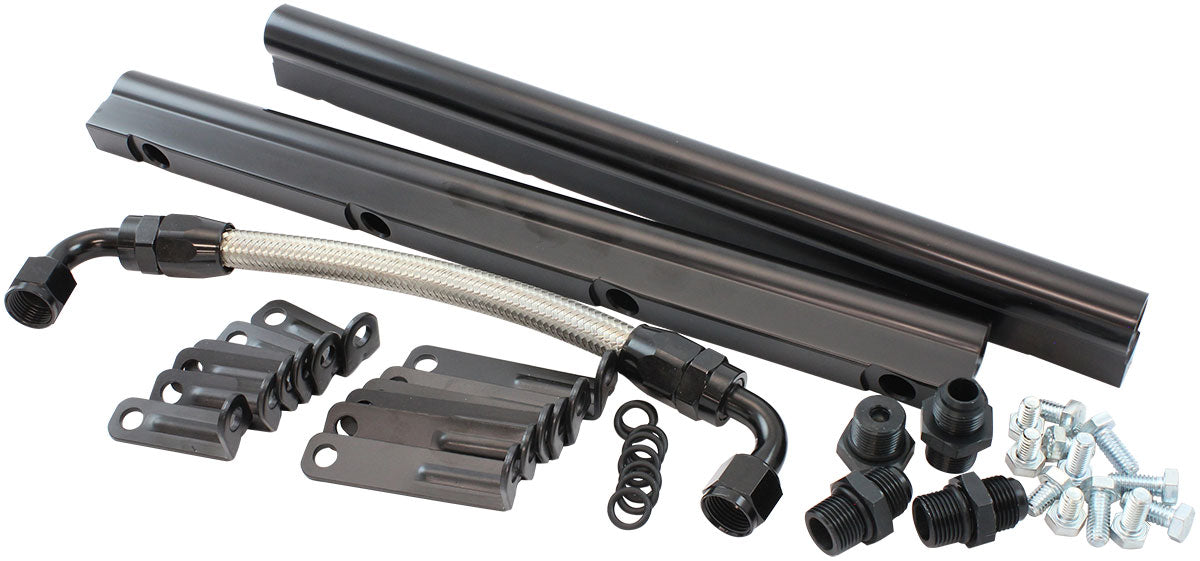 GM LS FUEL RAIL KIT EFI INTAKEMANIFOLD CATHEDRAL PORT LS1 LS2 Aeroflow ...