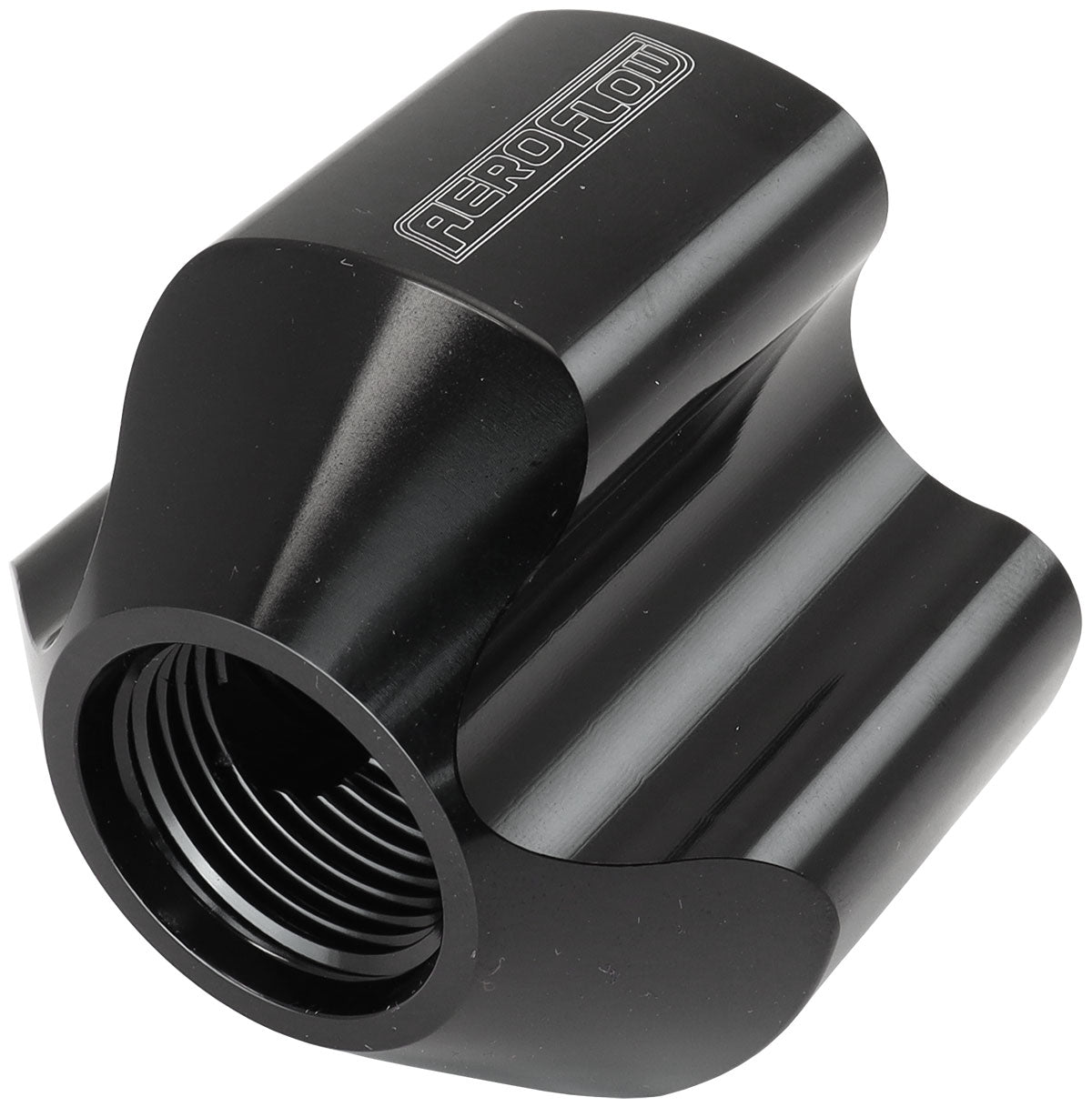 INLINE 4 PORT DISTRIBUTION BLOCK -10 ORB TO 3 x -8 BLACK — SpeedSpec