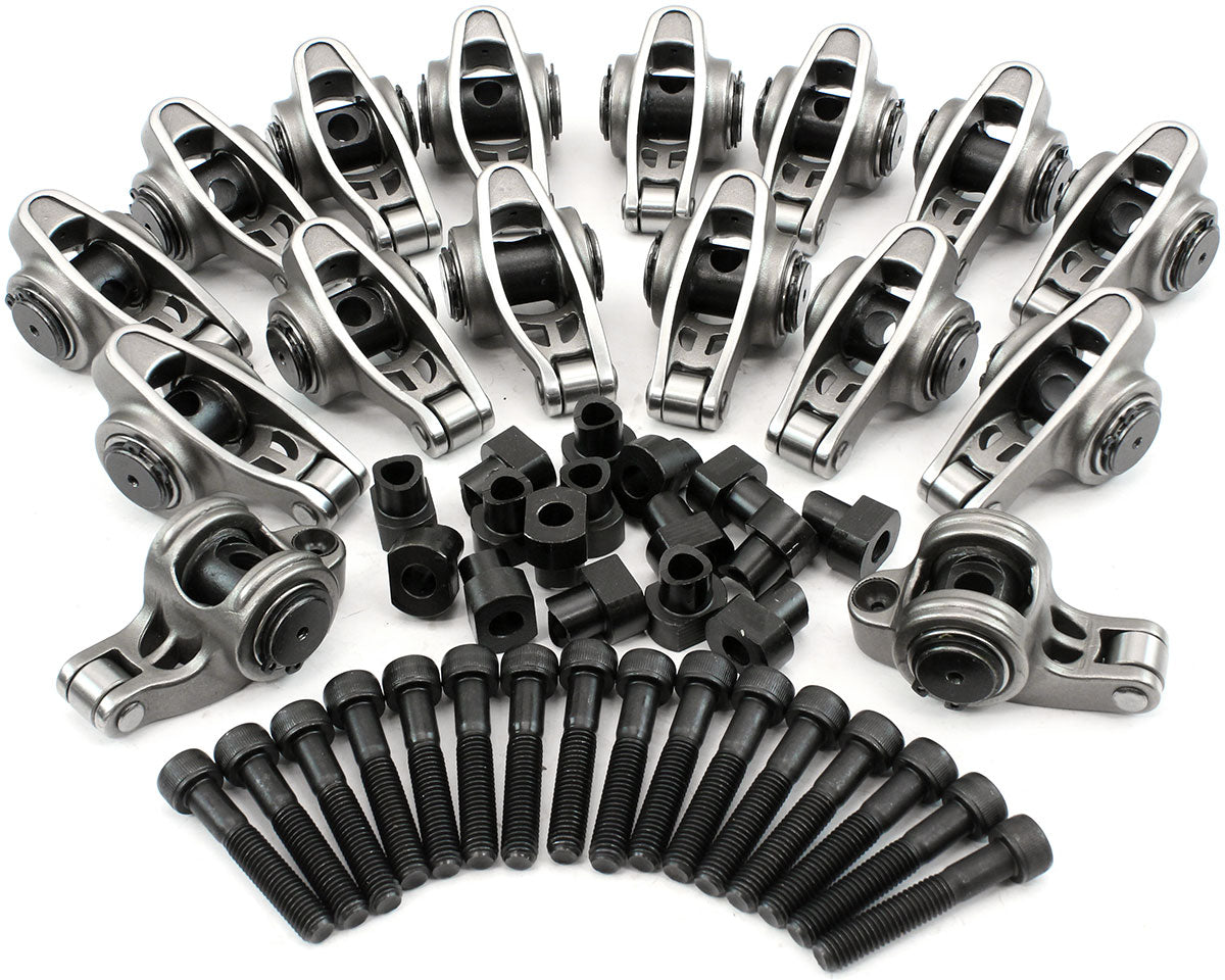 GM LS3 S/S ROCKER ARM M8 STUD 1.7 RATIO RECTANGLE ROLLER LS2STAINLESS ...