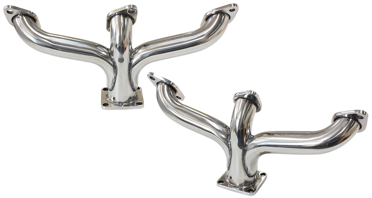 FLATHEAD STAINLESS STEEL HEADERS, BLOCK HUGGER CNTR – SpeedSpec
